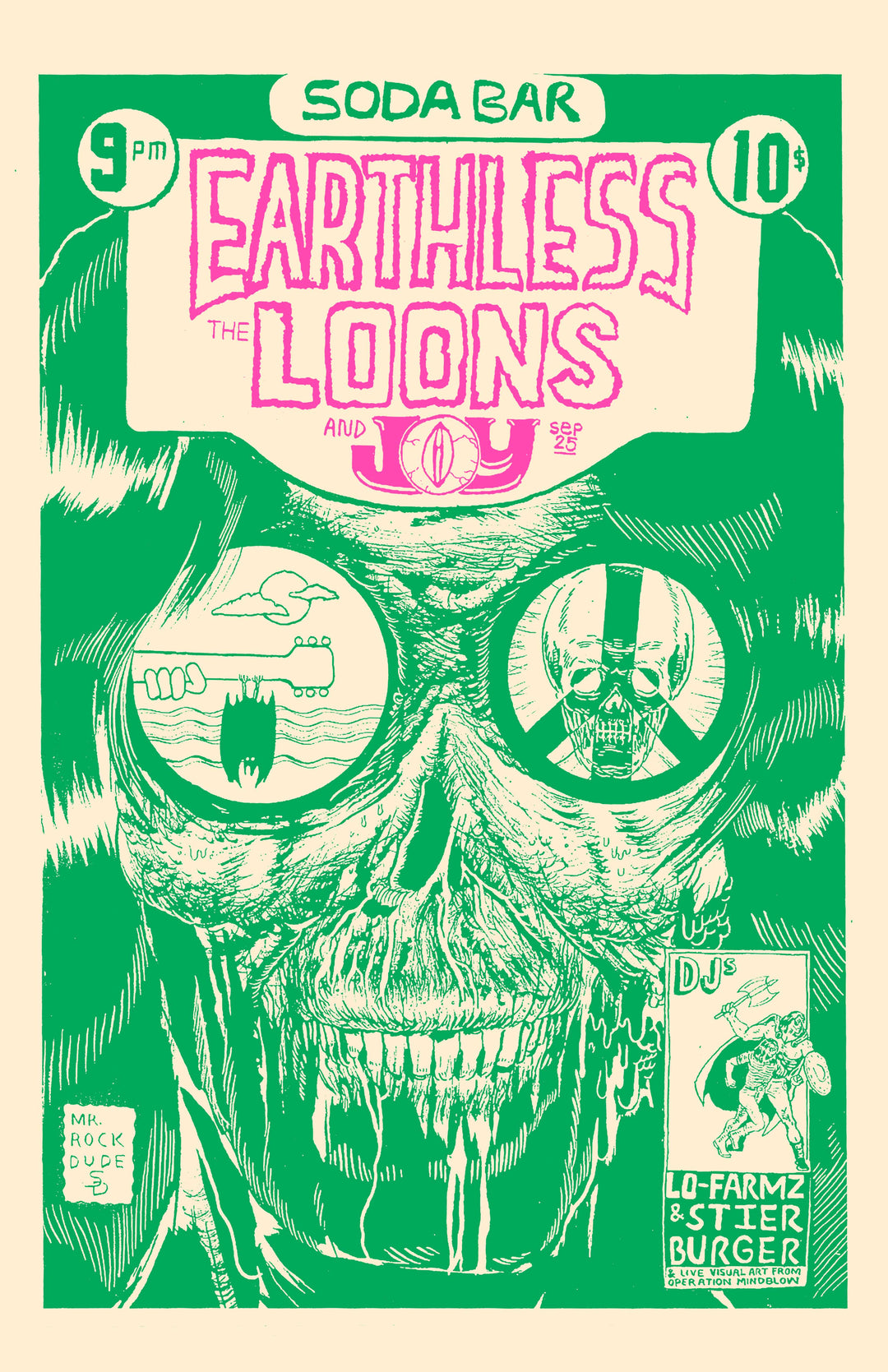Poster - Earthless @ Soda Bar - 09.25.2010 – Soda Bar Merch